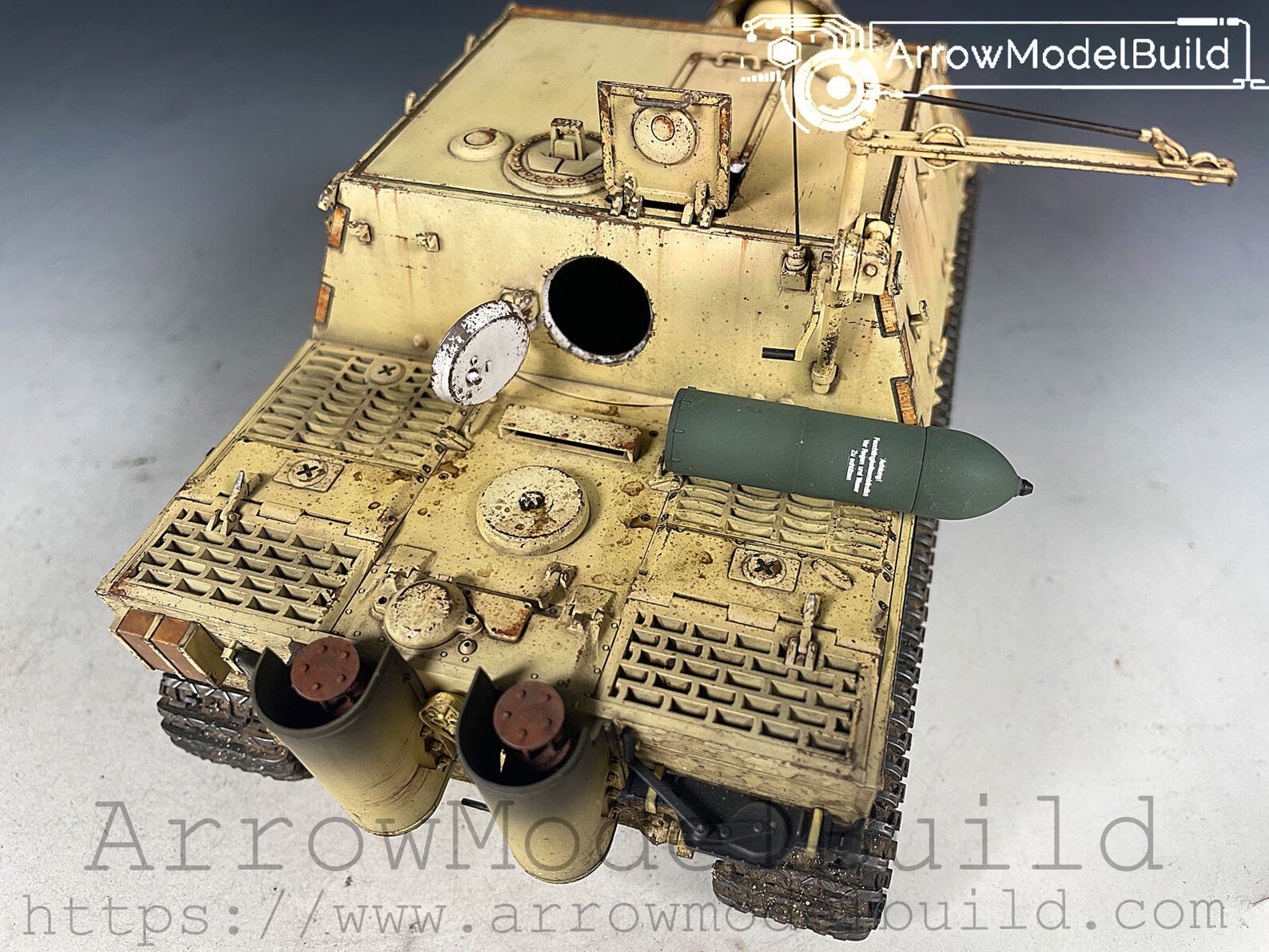 Arrowmodelbuild Assault Tiger With Zimmerit Built & Painted 1/35 Model ...