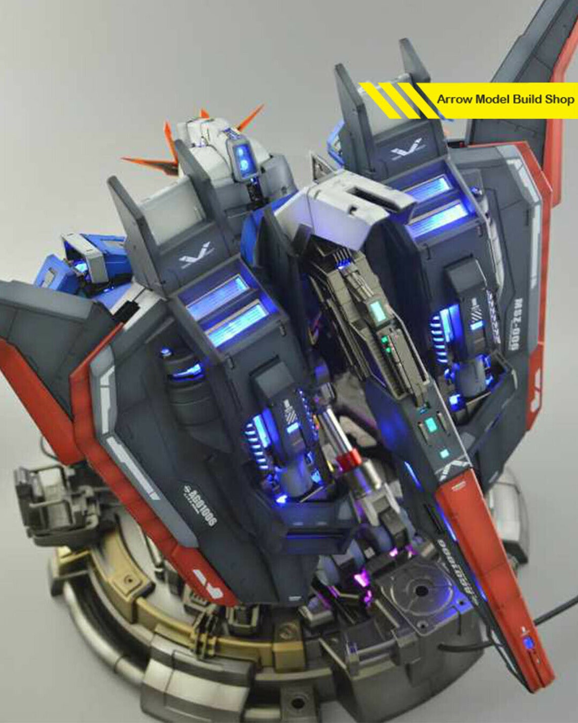 Arrowmodelbuild Z Gundam Head Chest With LED Set Built & - Etsy UK