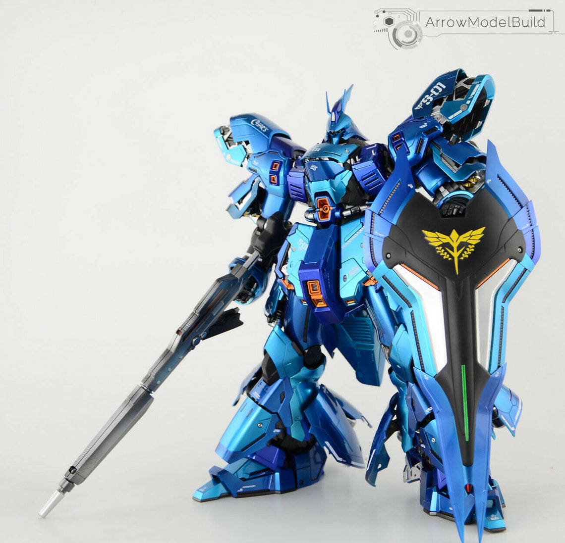 Arrowmodelbuild Sazabi Ver.ka custom Blue Built & Painted MG - Etsy