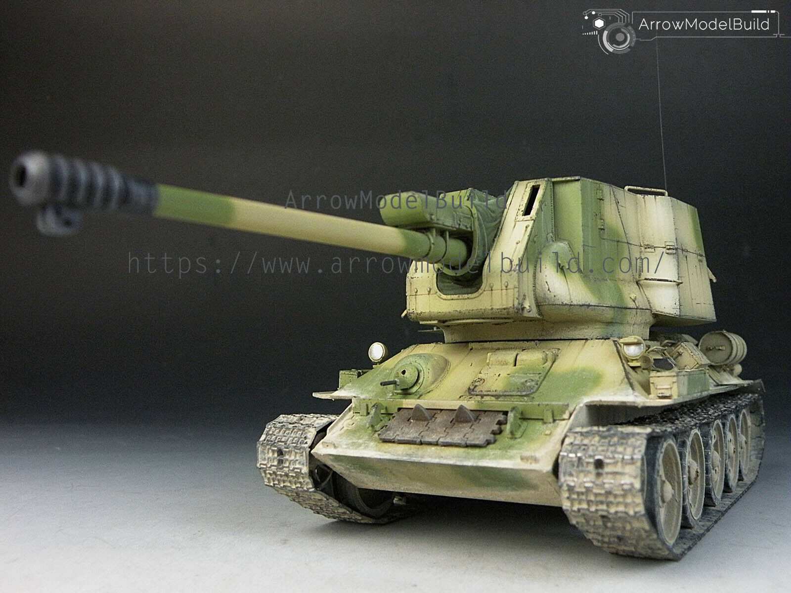 Arrowmodelbuild T34-122 Tank Built & Painted 1/35 Model Kit - Etsy