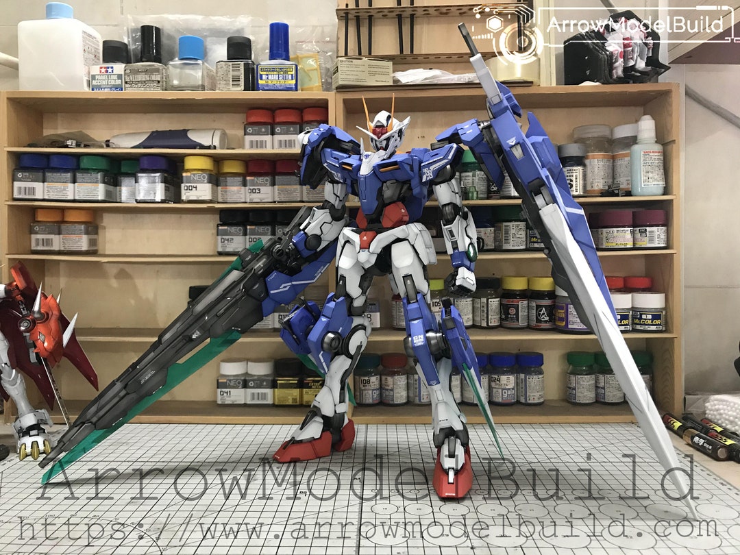 Arrowmodelbuild 00 Gundam Seven Sword Built & Painted PG 1/60 Model Kit ...