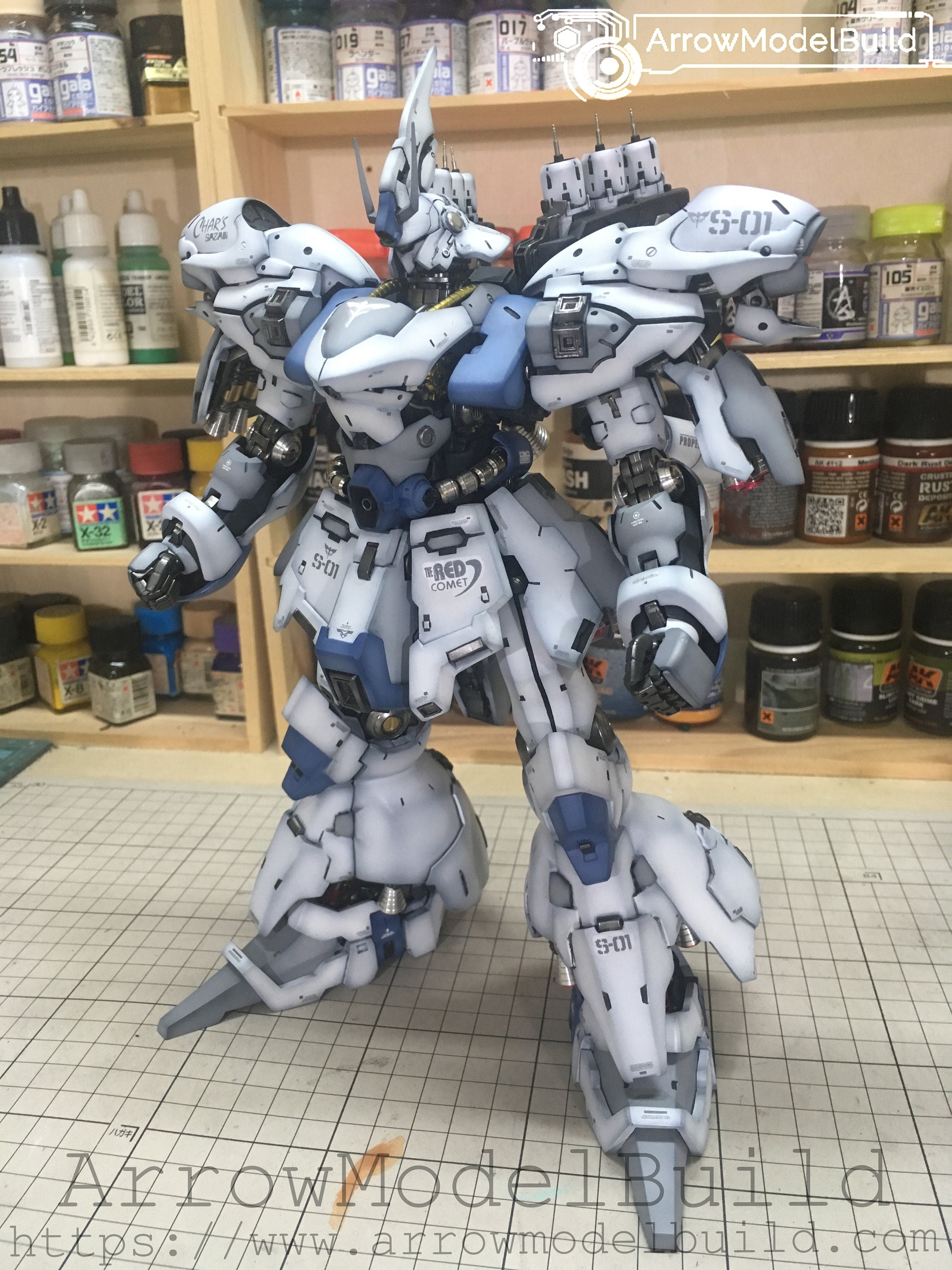 Arrowmodelbuild Sazabi Gundam Built & Painted 1/100 Resin Model Kit - Etsy