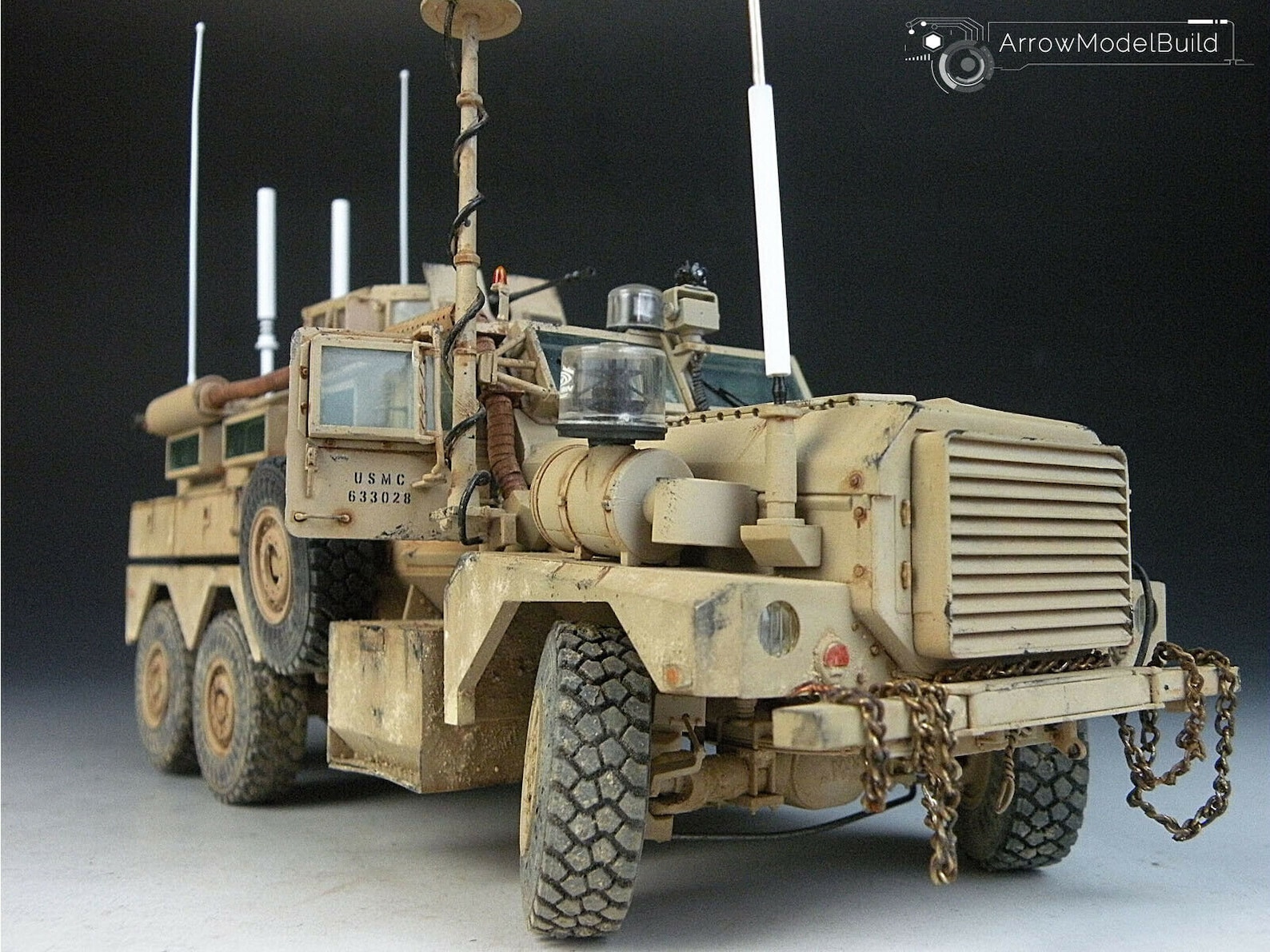 Arrowmodelbuild Cougar 6x6 Jerrv Military Vehicle Built & Painted 1/35 ...