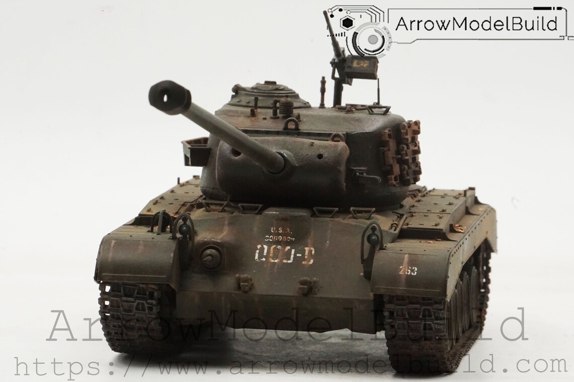Arrowmodelbuild M26 Super Pershing Heavy Tank T26E4 Built & Painted 1/ ...