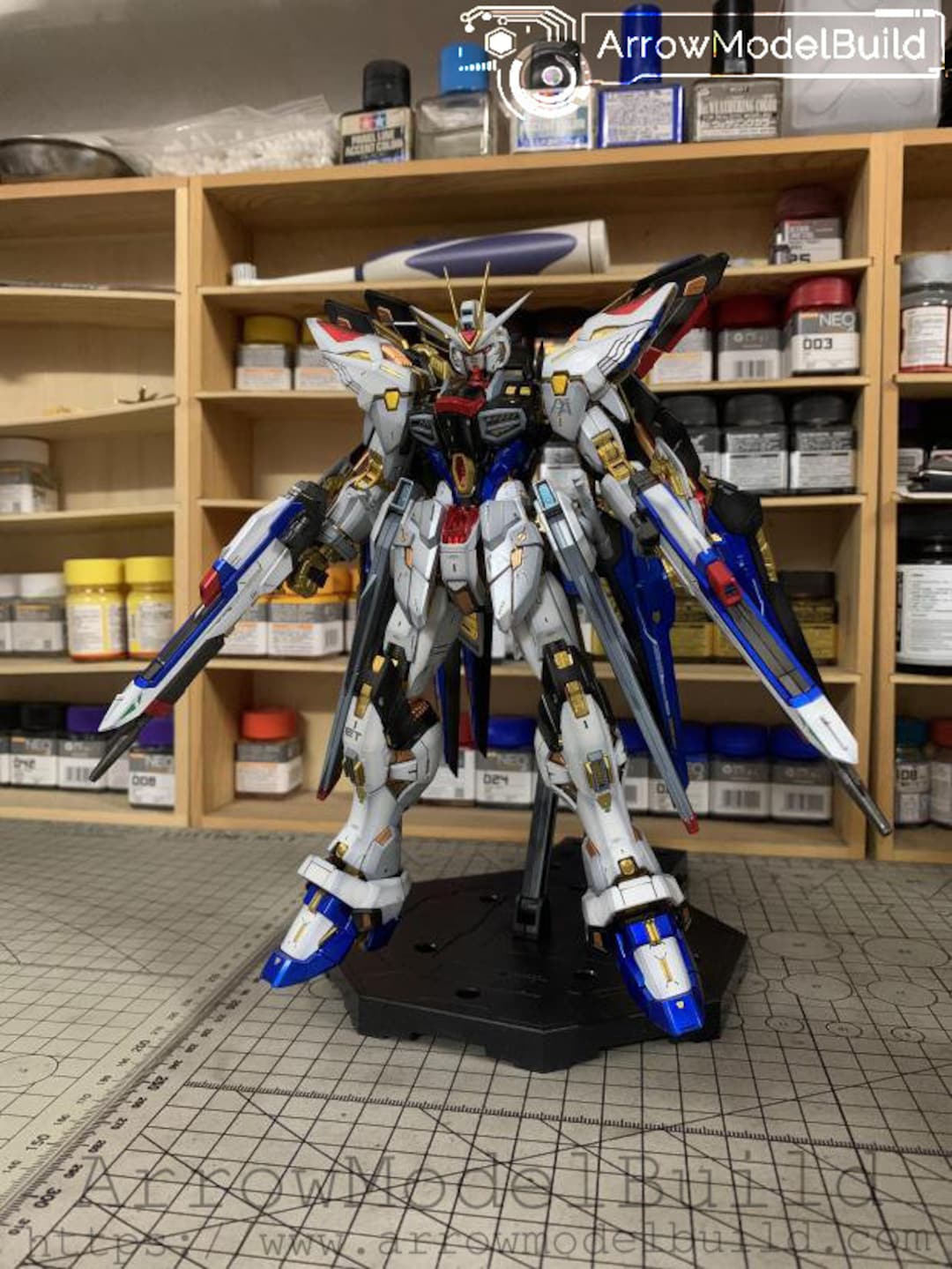 Arrowmodelbuild Strike Freedom Gundam (metal Color) Built & Painted ...