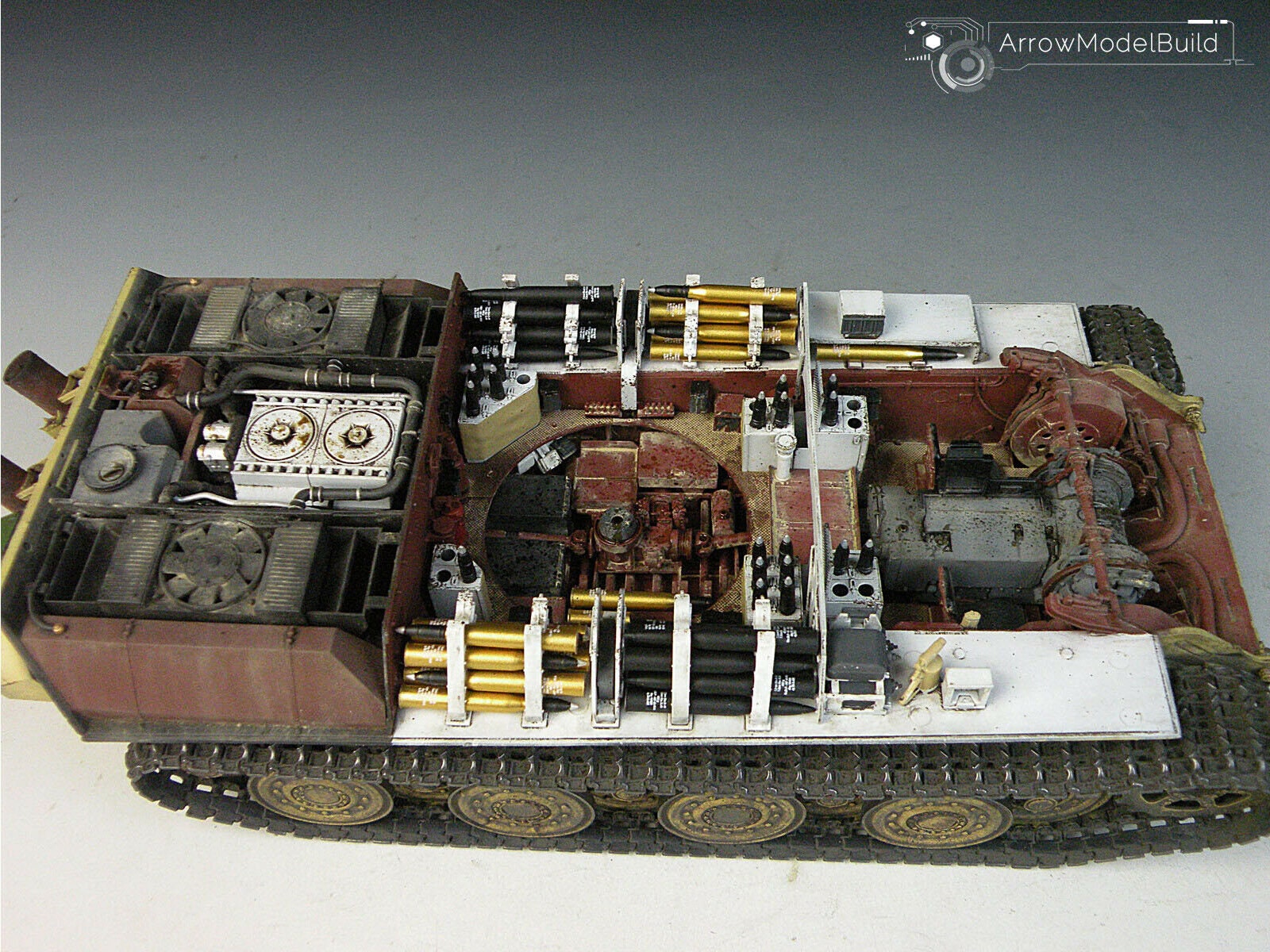 Arrowmodelbuild Panther G Tank full Interior Built & Painted 1/35 Model ...