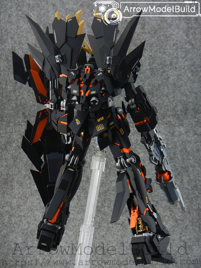Arrowmodelbuild Gundam Banshee UV Painting Built & Painted MG 1/100 ...