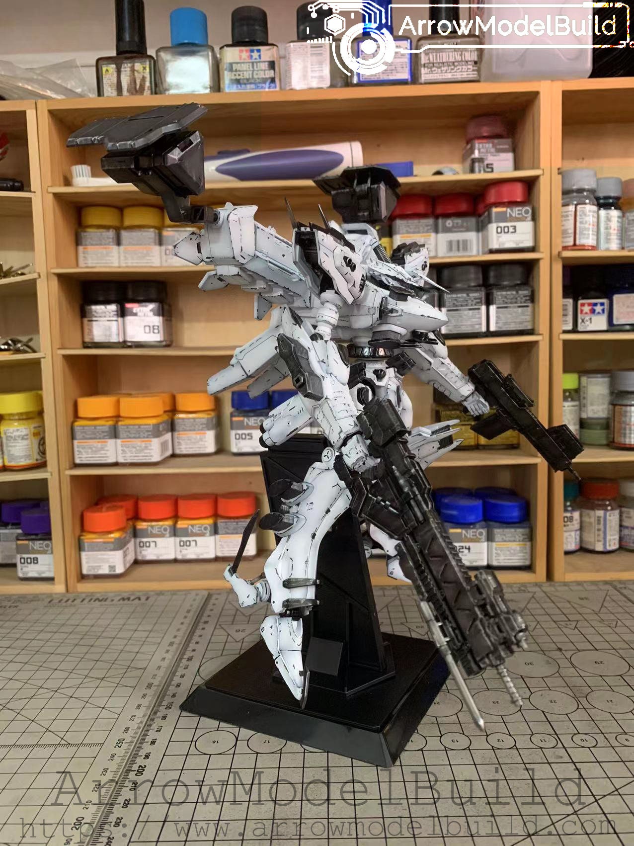 Arrowmodelbuild Armored Core White Glint Built & Painted 1/72 - Etsy ...