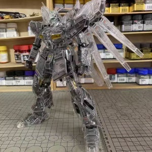Arrowmodelbuild Hi Nu Gundam transparent Version Built & Painted MG 1/ ...