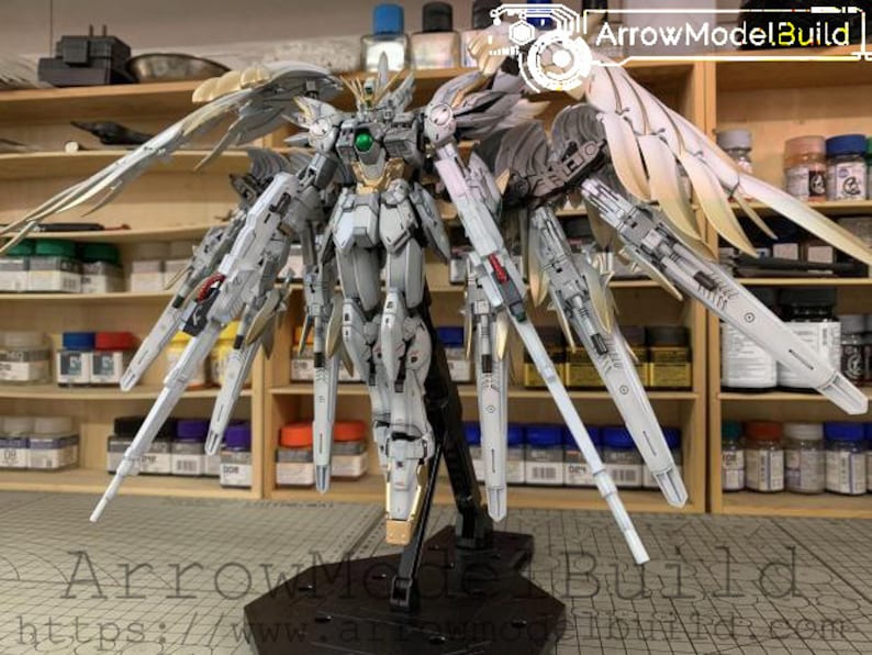 Arrowmodelbuild Wing Gundam Snow White Prelude Built & Painted - Etsy
