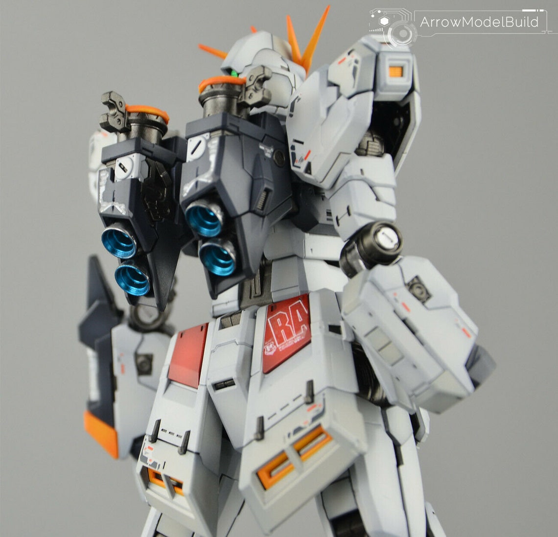 Arrowmodelbuild Nu Gundam Built & Painted RG 1/144 Model Kit - Etsy