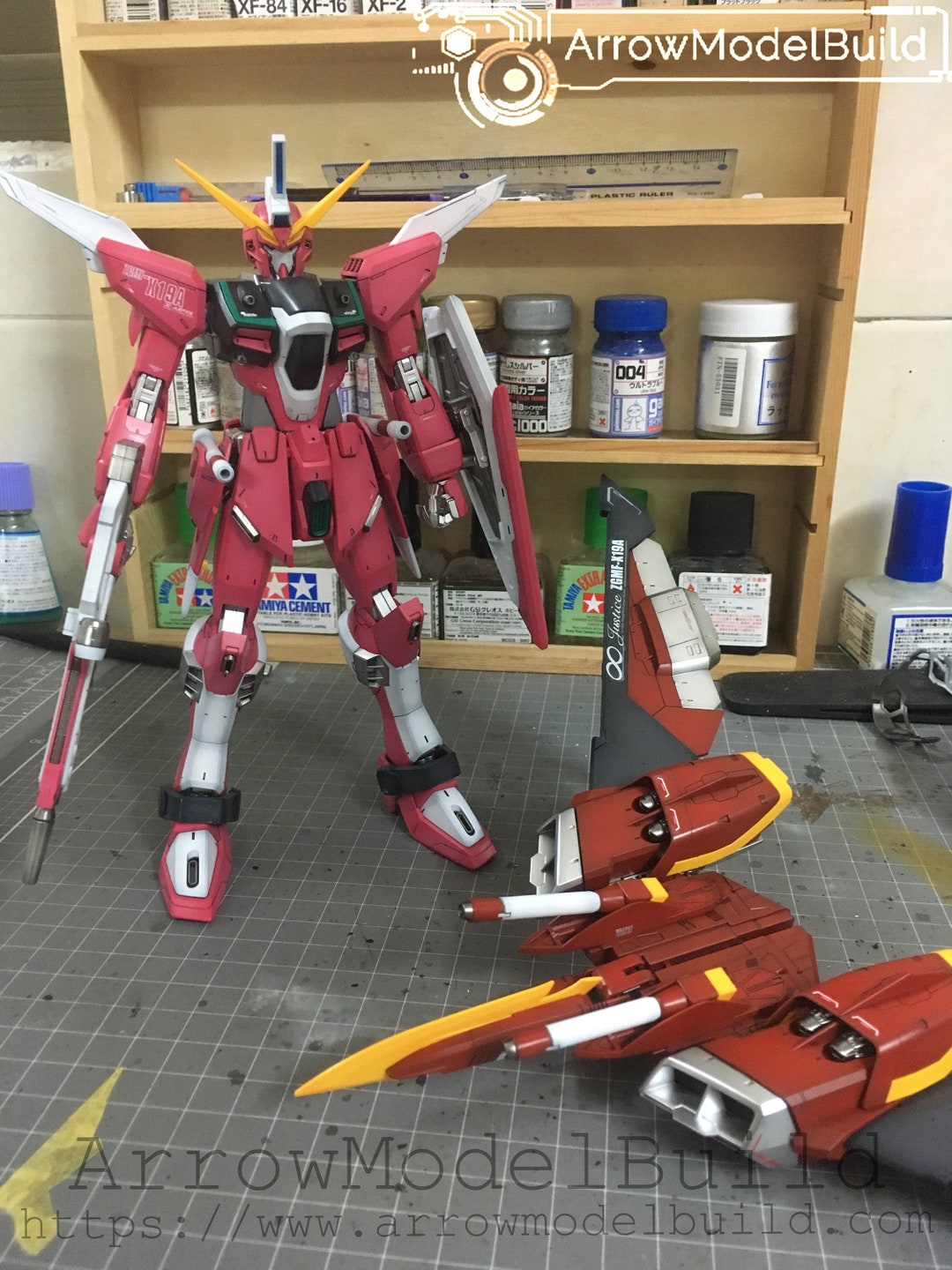 Arrowmodelbuild Infinite Justice Gundam shaping Built & Painted MG 1/ ...