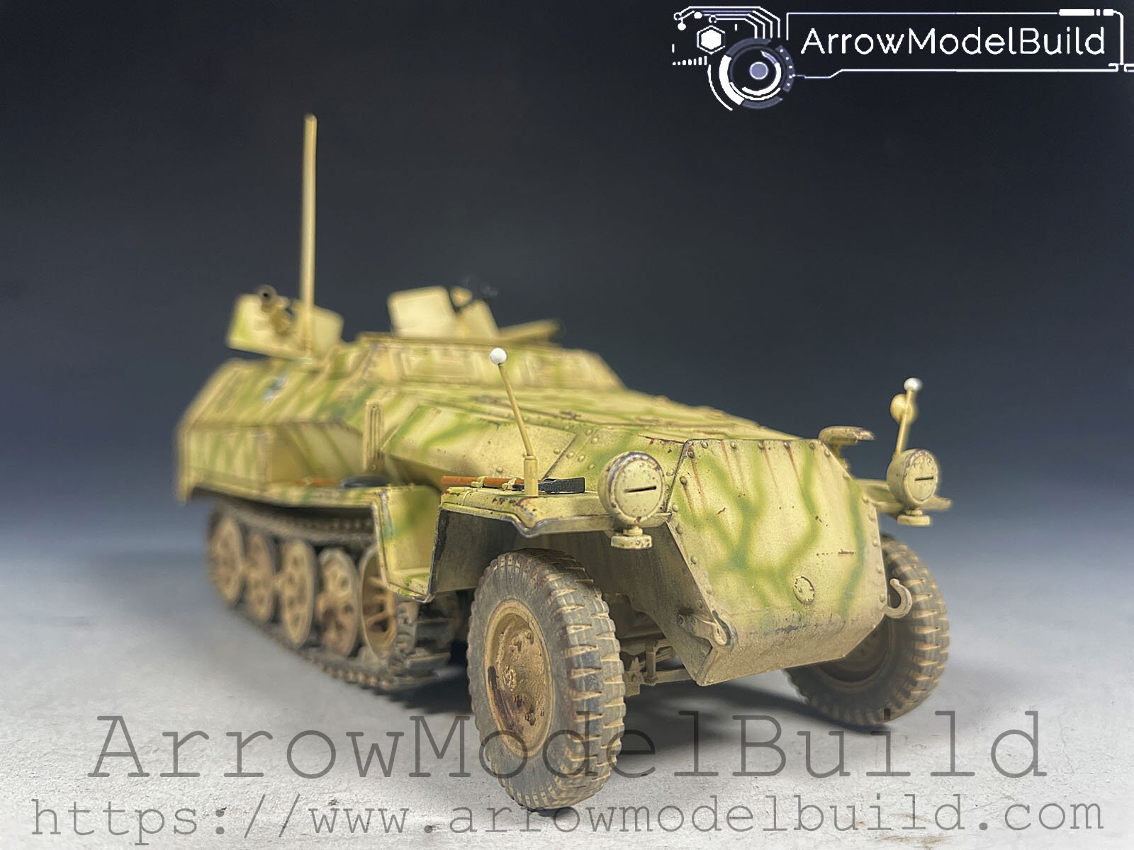 Arrowmodelbuild Sd.kfz. 251 Armored Vehicle Flammpanzerwagen Built ...