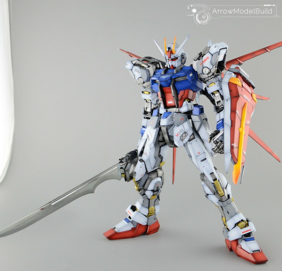 Arrowmodelbuild Perfect Strike Gundam and Sky Grasper Built & Painted ...