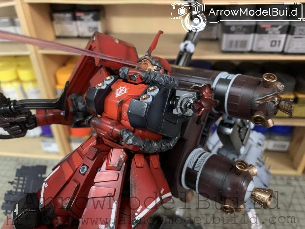 Arrowmodelbuild Psycho Zaku and Full Armor Gundam thunderbolt Ver. Final Battle Built & Painted ...