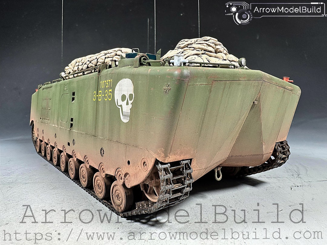 Arrowmodelbuild LVTP5 Water Duck Military Tank Built & Painted 1/35 ...
