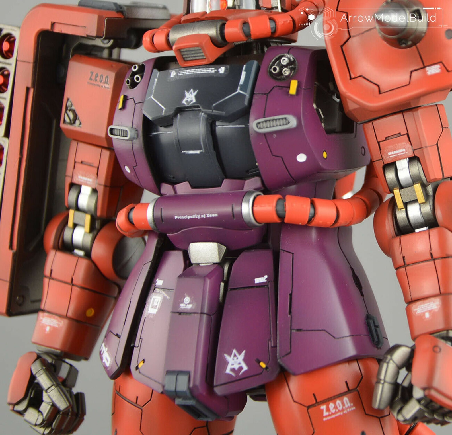 Arrowmodelbuild Char's Zaku Resin Kit Built & Painted 1/100 Model Kit ...