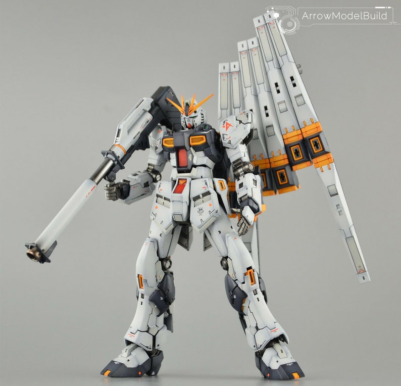 Arrowmodelbuild Nu Gundam Built & Painted RG 1/144 Model Kit - Etsy