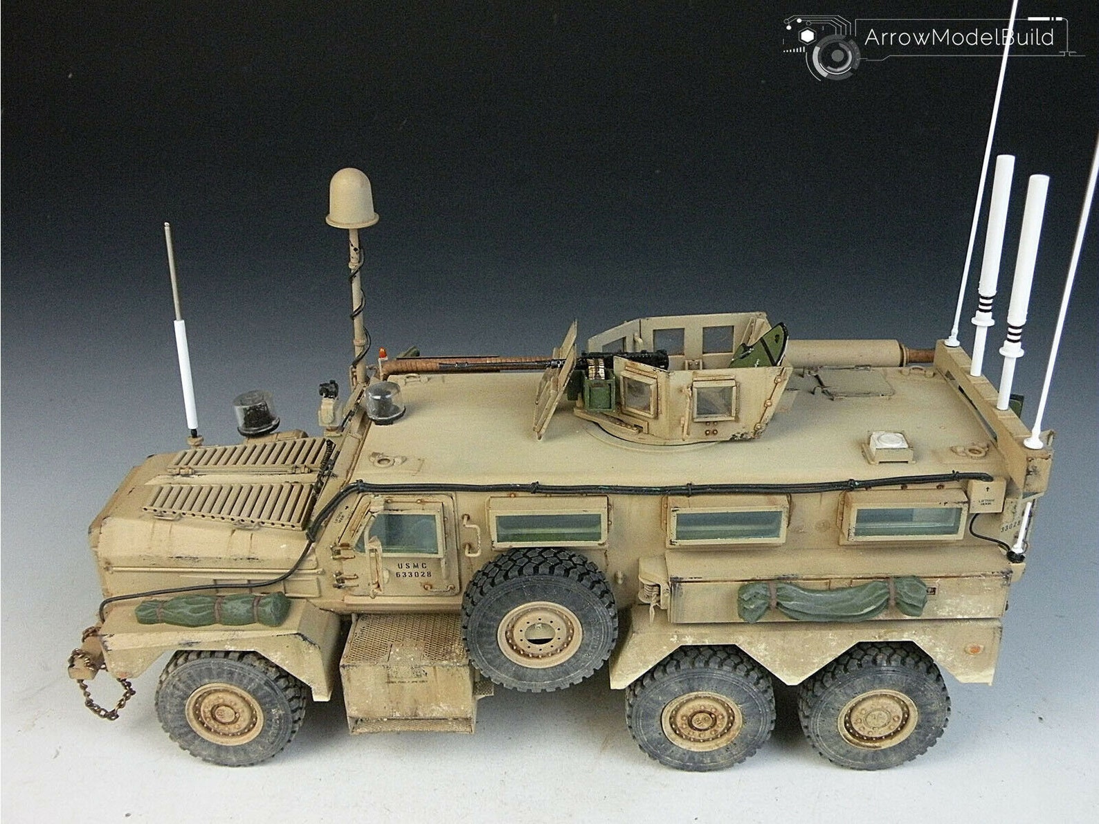 Arrowmodelbuild Cougar 6x6 Jerrv Military Vehicle Built & Painted 1/35 ...