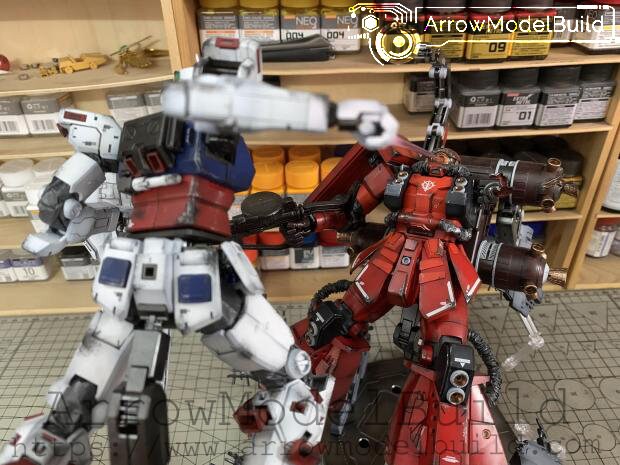 Arrowmodelbuild Psycho Zaku and Full Armor Gundam thunderbolt - Etsy