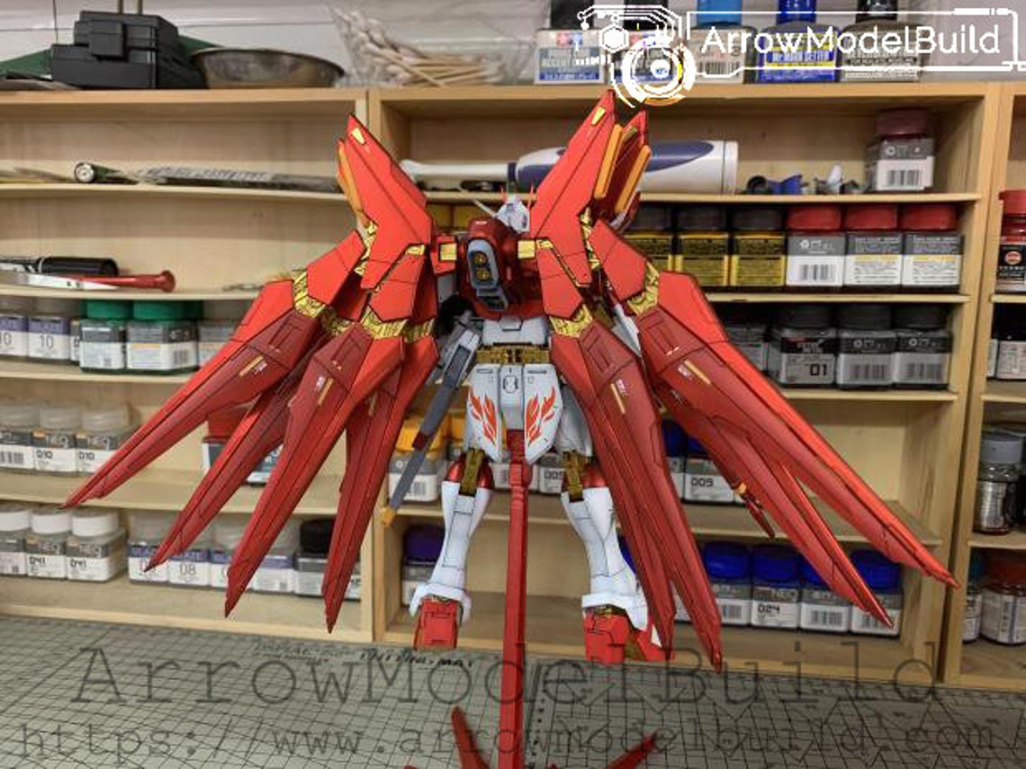 Arrowmodelbuild Strike Freedom Gundam vermillion Bird - Etsy