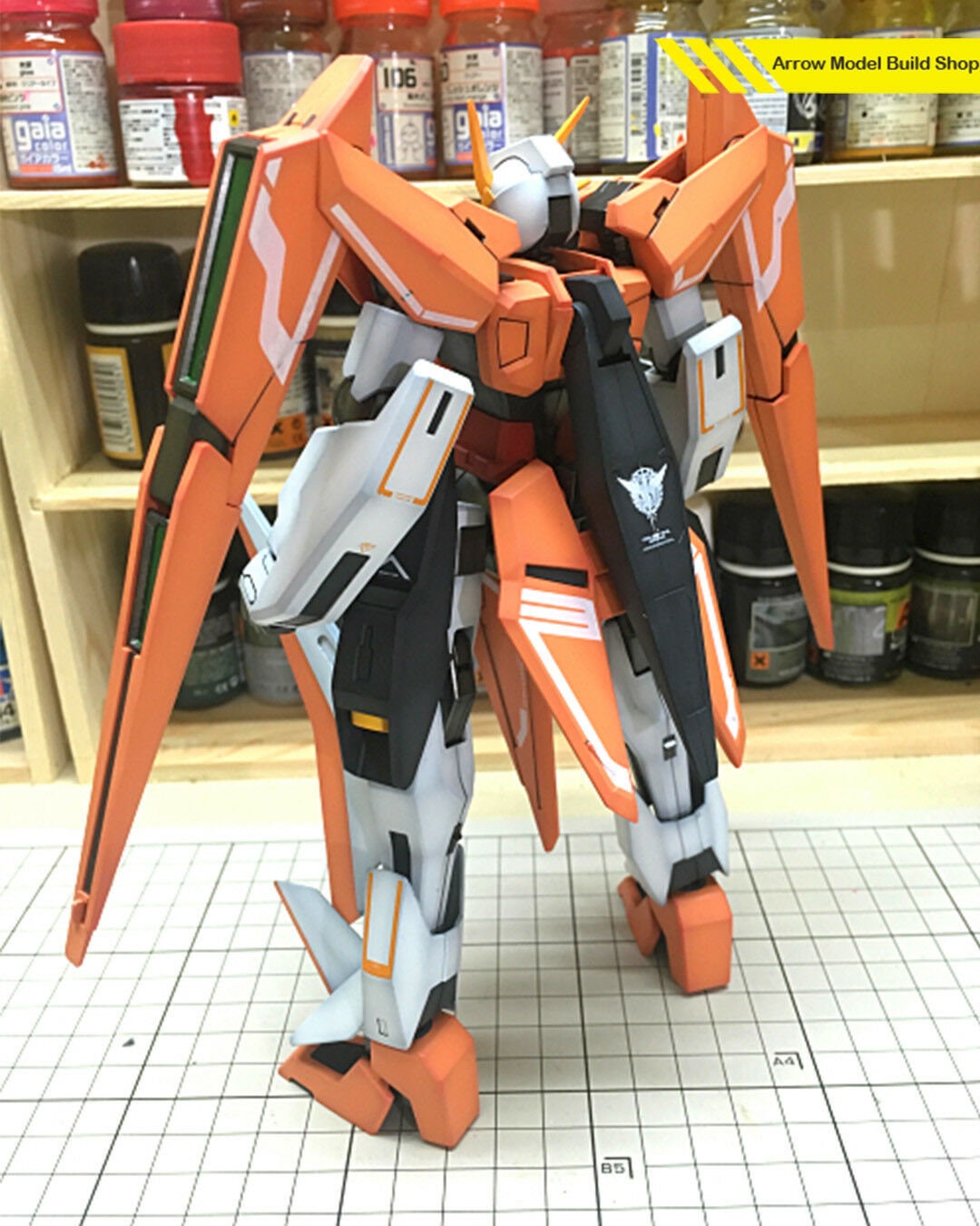 Arrowmodelbuild Arios Gundam Built & Painted Gundam 00 1/100 Model Kit ...