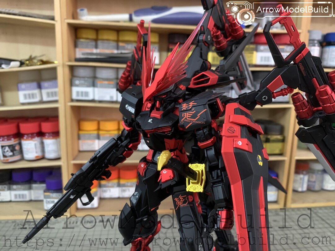 Arrowmodelbuild Red Dragon Astray Gundam black Ver Built & Painted MG 1 ...