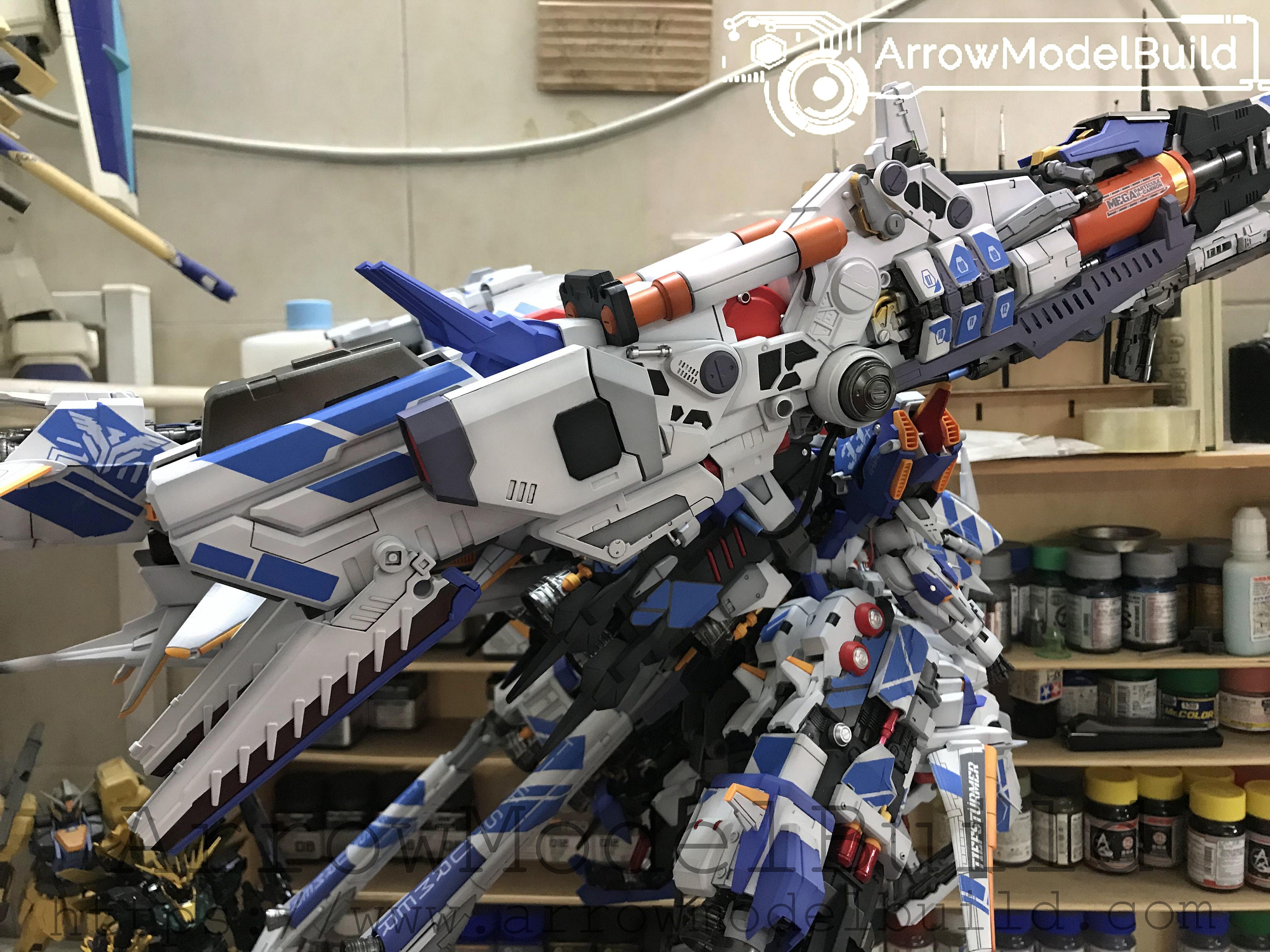 Arrowmodelbuild Deep Striker 2.0 Gundam custom Blue Built & - Etsy ...
