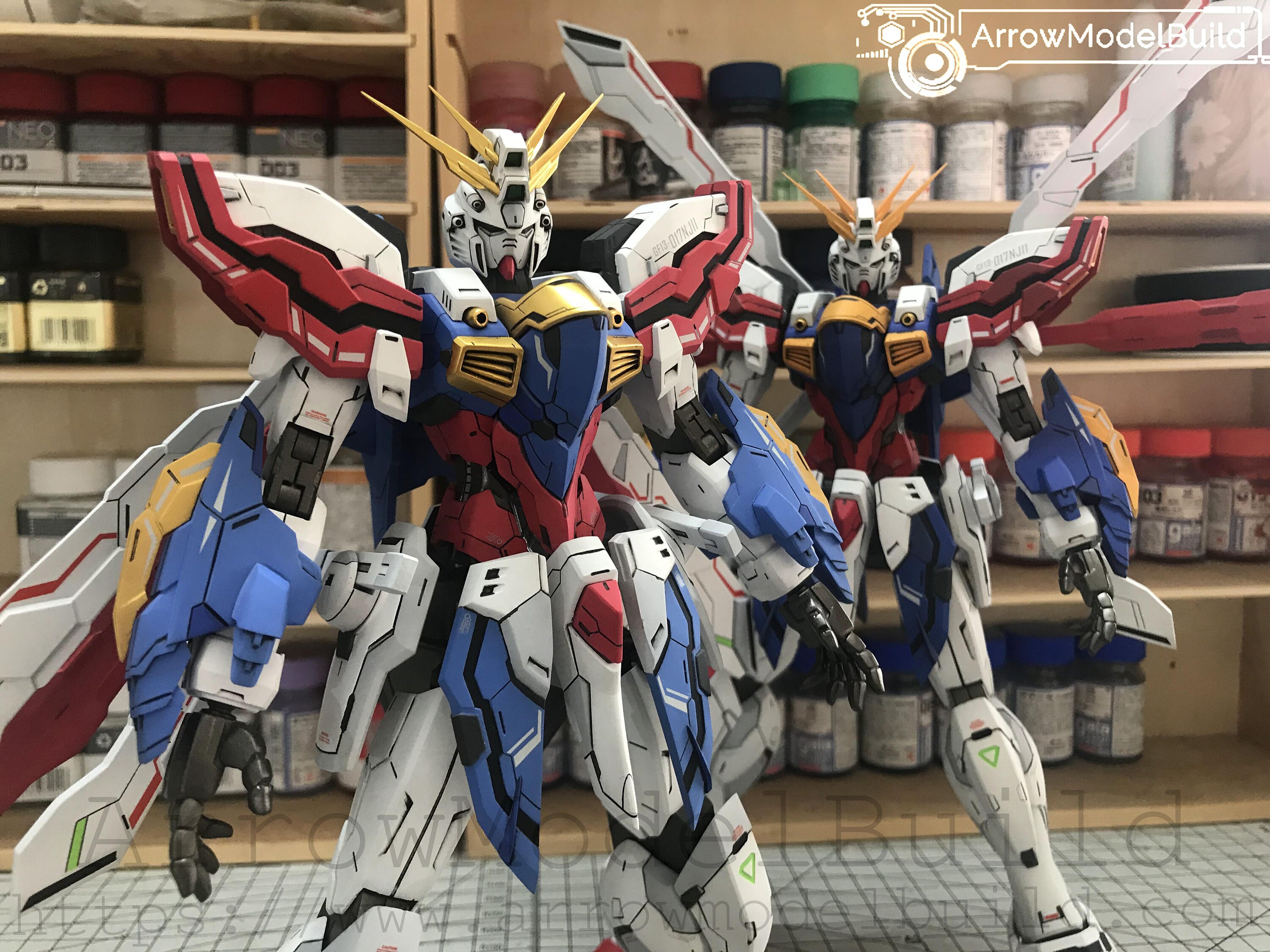 Arrowmodelbuild God Gundam (3.0) Built & Painted MG 1/100 Model Kit - Etsy