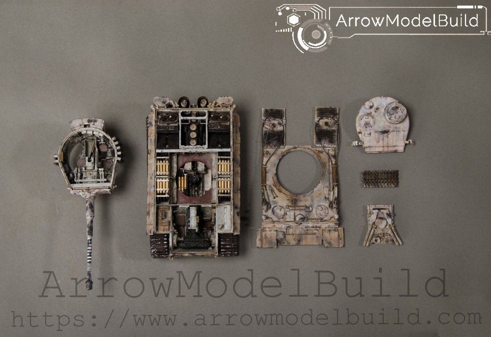 Arrowmodelbuild Internal Frame Tiger S04 Wittmann Built & Painted 1/35 ...