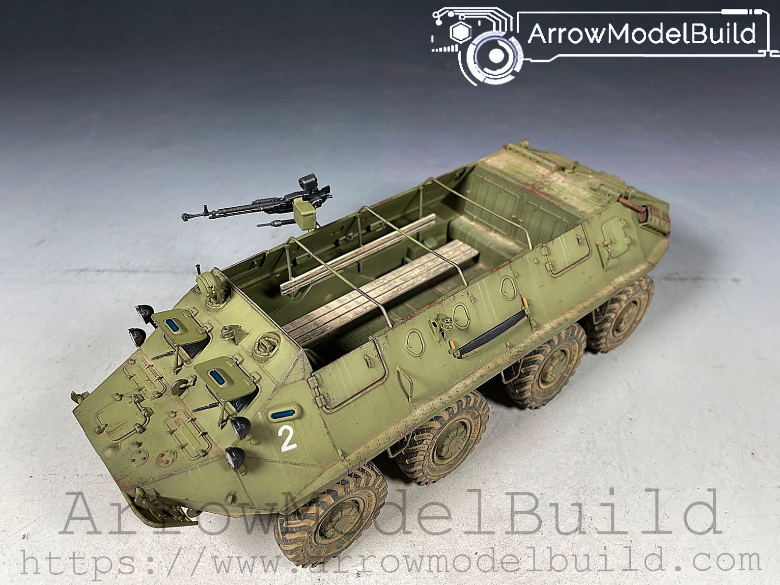 Arrowmodelbuild BTR-60P Military Vehicle Built & Painted 1/35 Model Kit ...