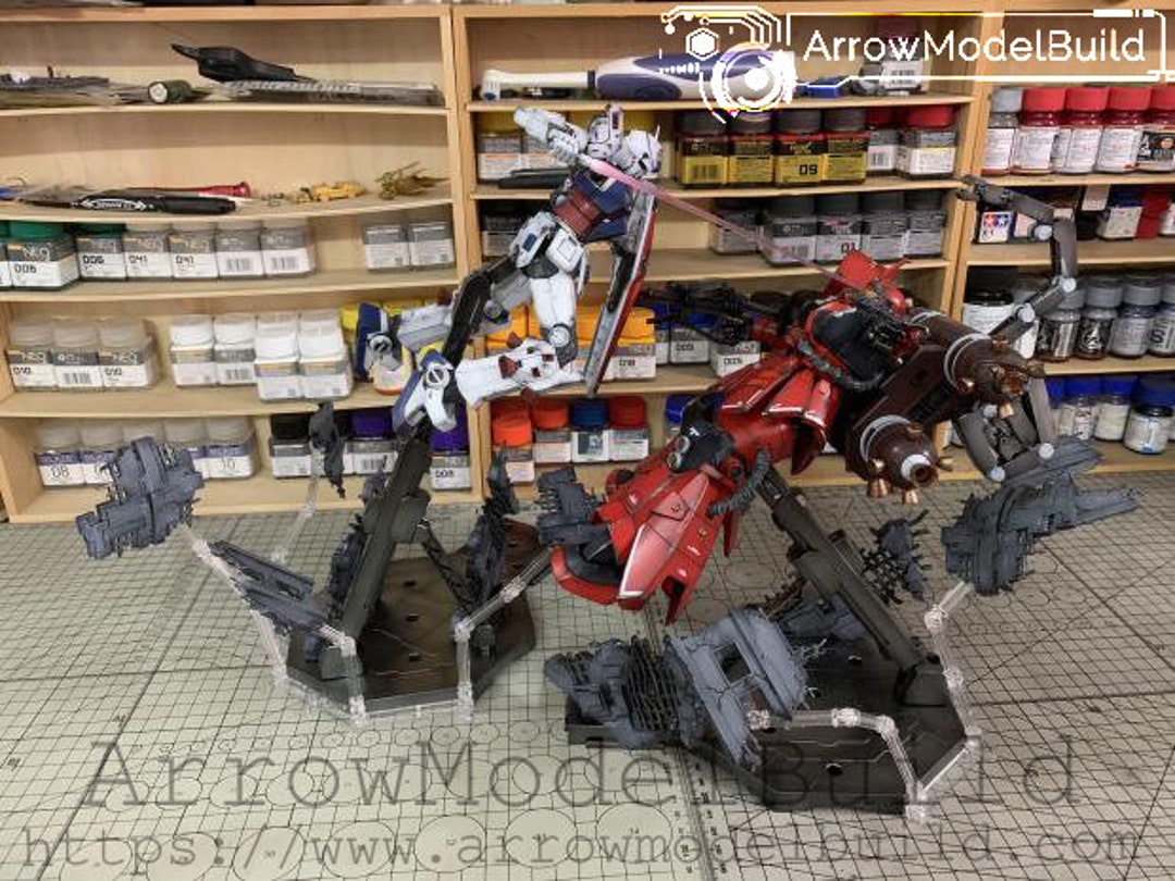 Arrowmodelbuild Psycho Zaku and Full Armor Gundam (thunderbolt Ver.) Final Battle Built ...
