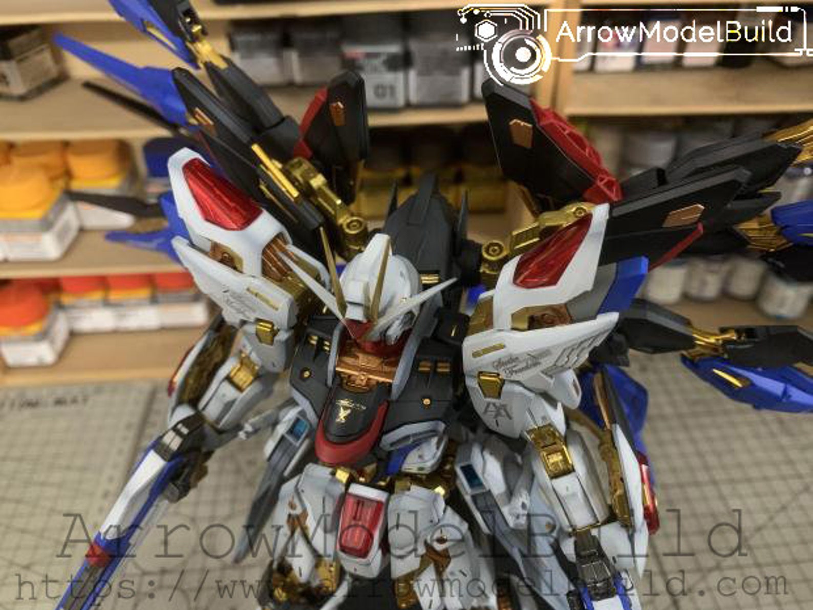 Arrowmodelbuild Strike Freedom Gundam shadow Effect Built & Painted ...