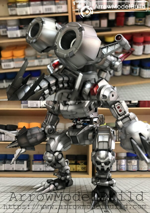Arrowmodelbuild Digimon Machinedramon Built & Painted Model Kit - Etsy