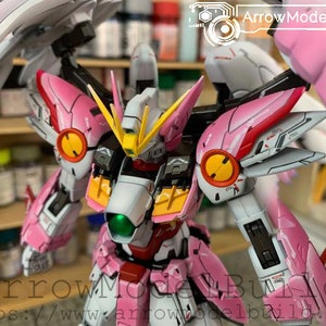 Arrowmodelbuild Gundam Zero EW custom Pink Built & Painted MG 1/100 ...