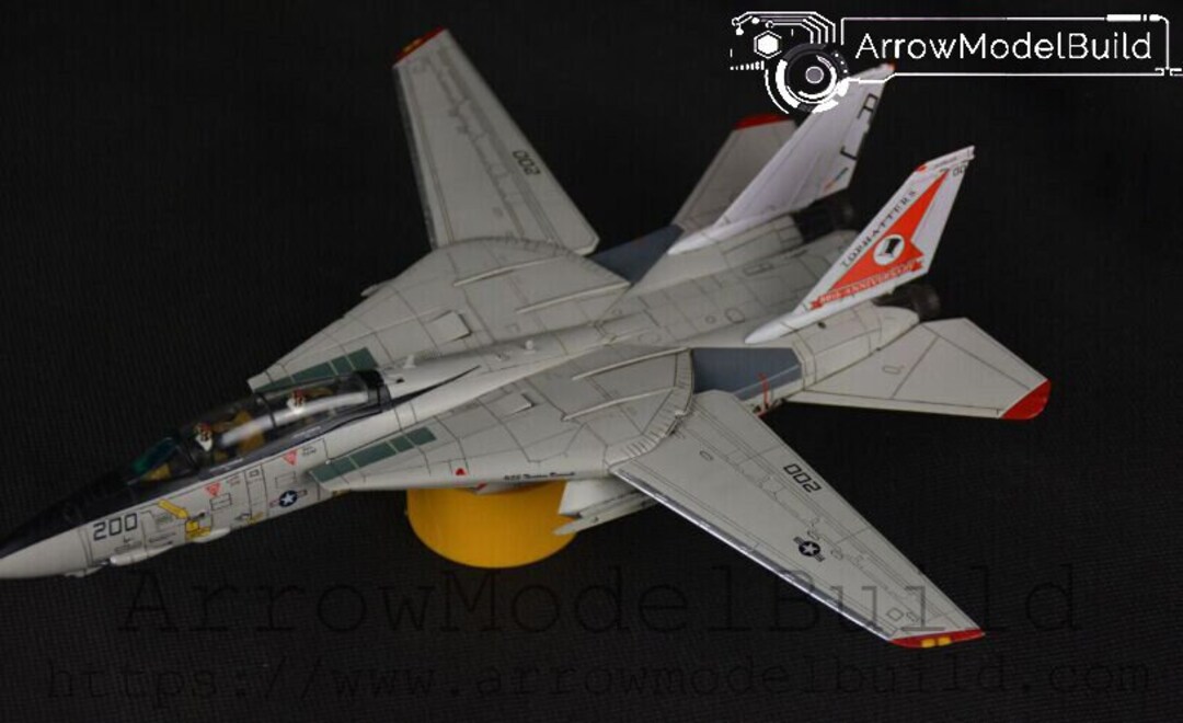 Arrowmodelbuild F-14 VF-14 Top Hat Squadron White Built & Painted 1/72 ...