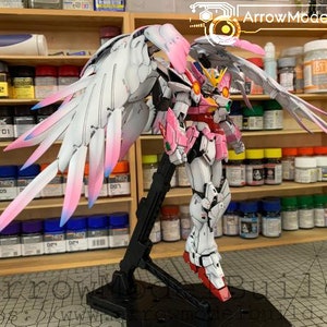Arrowmodelbuild Gundam Zero EW custom Pink Built & Painted MG 1/100 ...