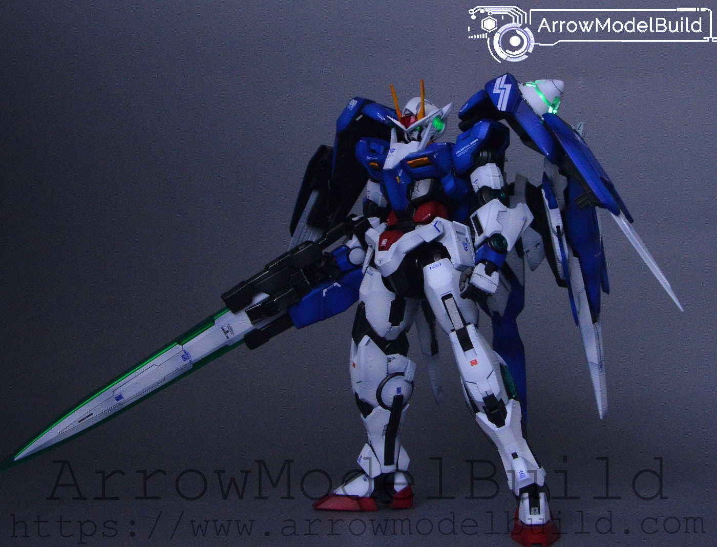 Arrowmodelbuild Gundam OO Raiser Built & Painted MG 1/100 Model Kit - Etsy