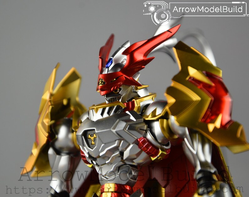 Arrowmodelbuild Digimon Dukemon Gallantmon Built & Painted Model Kit - Etsy