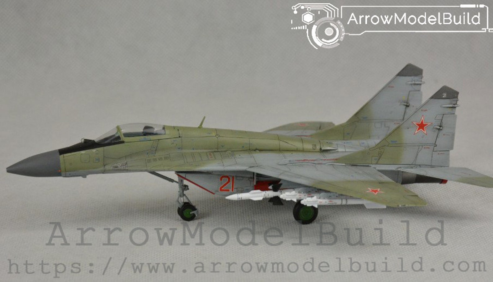 Arrowmodelbuild Red Star Zvezda Mig-29 Mig-29 9-13 Fulcrum Fighter ...