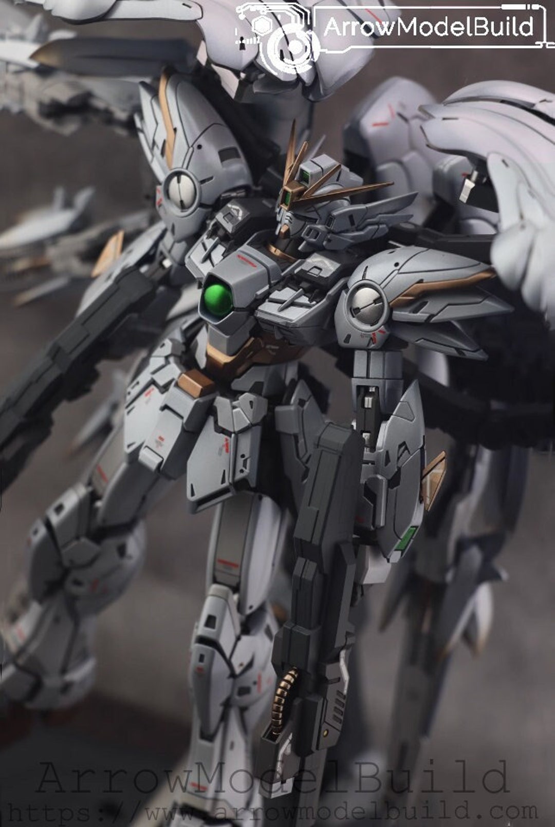 Arrowmodelbuild Wing Gundam White Snow Built & Painted 1/100 Model Kit ...