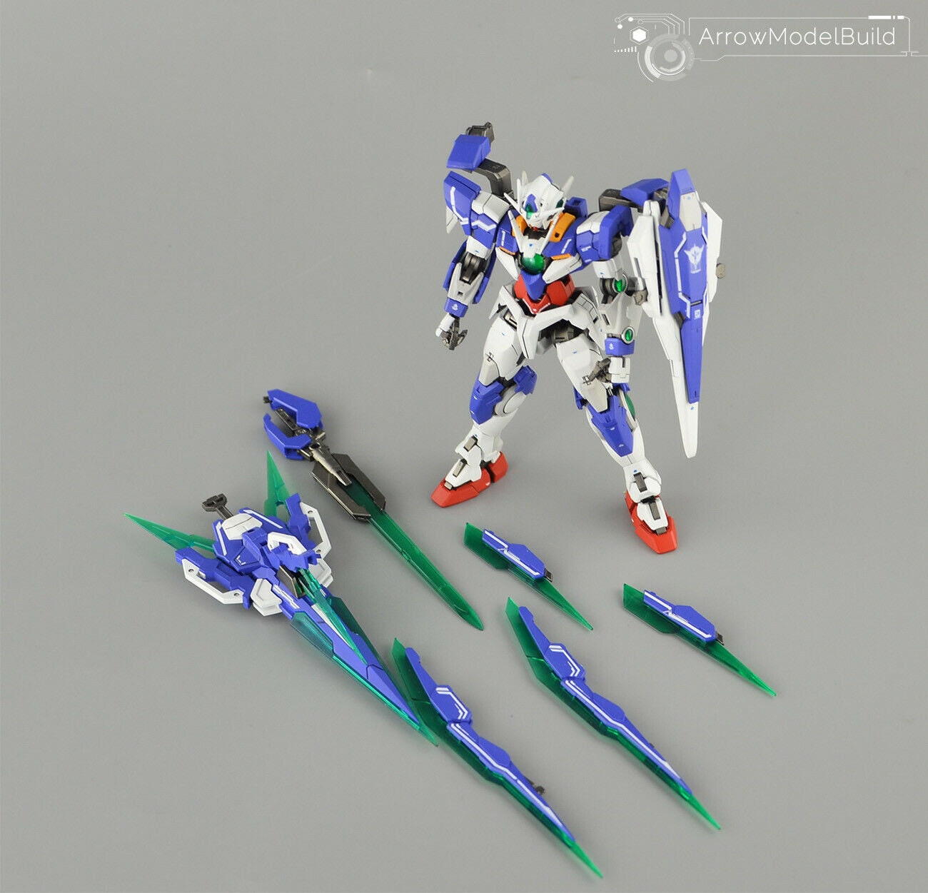 Arrowmodelbuild Gundam 00Q Full Saber Built & Painted RG 1/144 Model ...