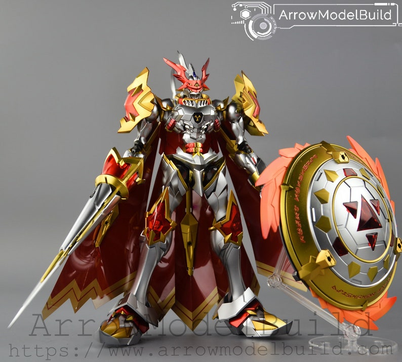 Arrowmodelbuild Digimon Dukemon Gallantmon Built & Painted Model Kit - Etsy