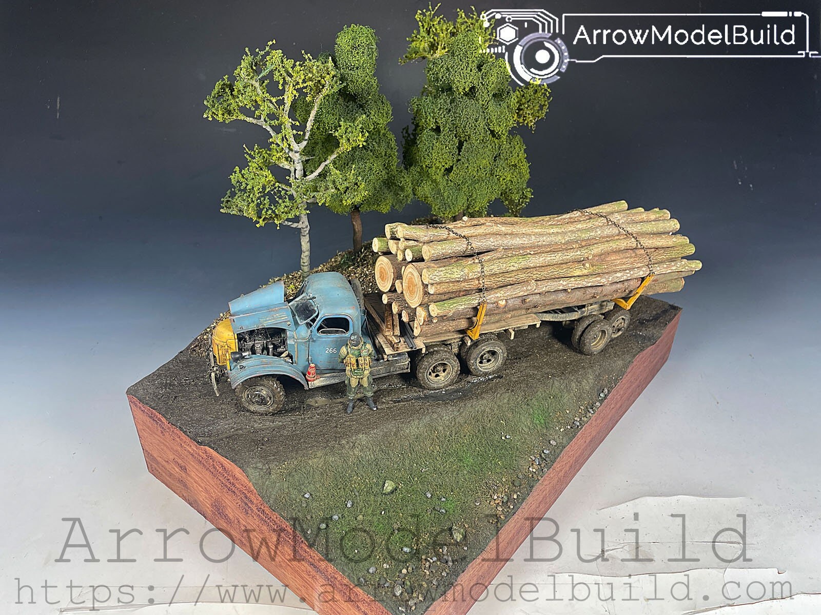 Arrowmodelbuild Lumberjack Scene Built & Painted 1/35 Model Kit - Etsy