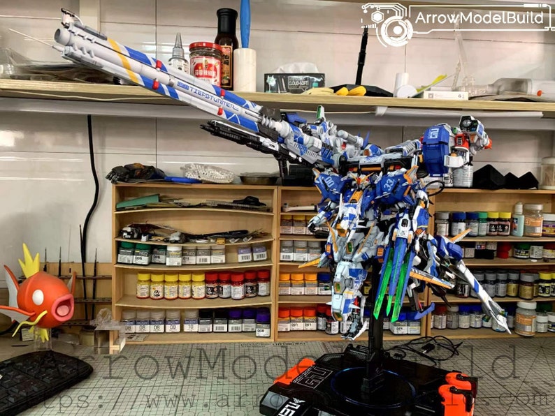 Arrowmodelbuild Deep Striker 2.0 Built & Painted MG 1/100 Model Kit - Etsy