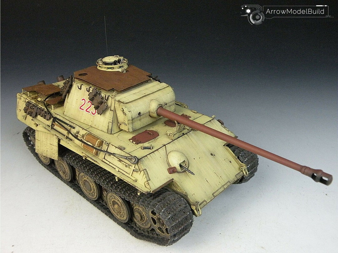 Arrowmodelbuild Panther G Tank full Interior Built & Painted 1/35 Model ...