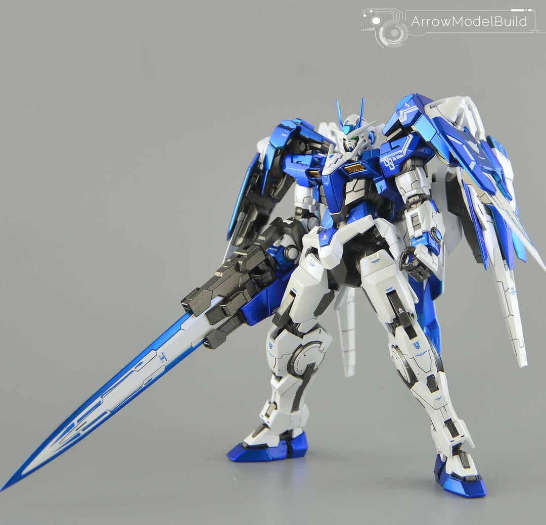 Arrowmodelbuild Gundam 00 Raiser Customize (blue) Built & Painted MG 1/ ...