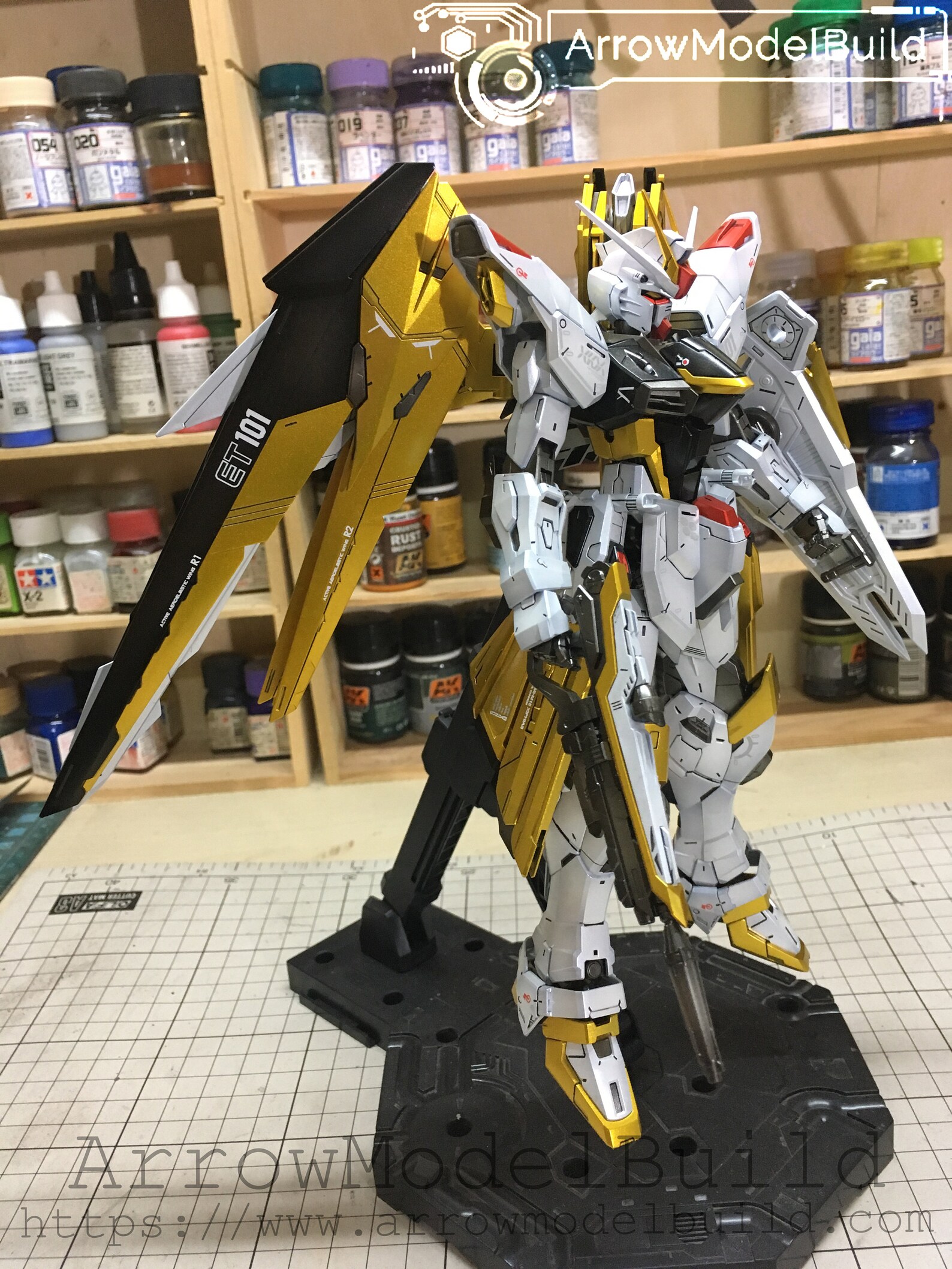 Arrowmodelbuild Freedom Gundam custom White Built & Painted MG 1/100 ...