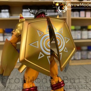 Arrowmodelbuild Wargreymon Figure Rise Built & Painted Model Kit - Etsy