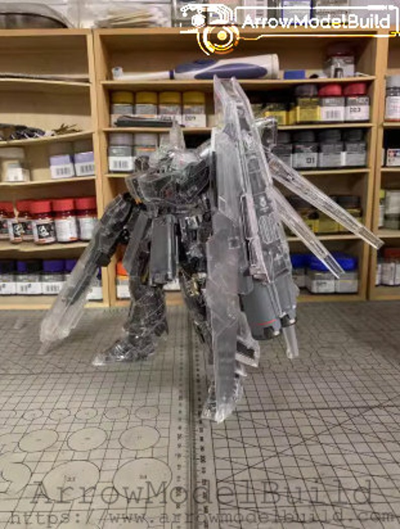 Arrowmodelbuild Hi Nu Gundam transparent Version Built & Painted MG 1/ ...